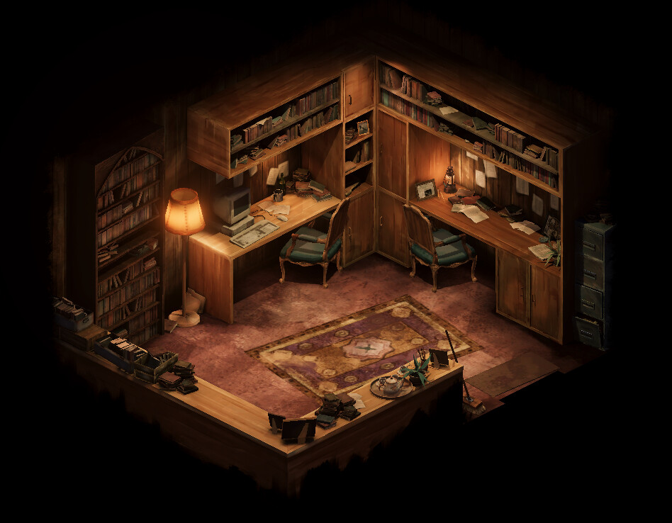 ArtStation - Broken Roads - Environment Design - Shared Interior