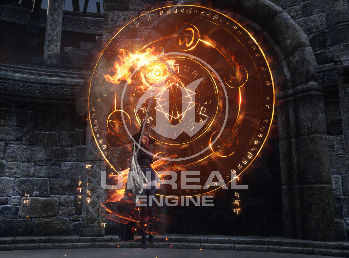 ArtStation - VFX-Fire Magic-Fan Art