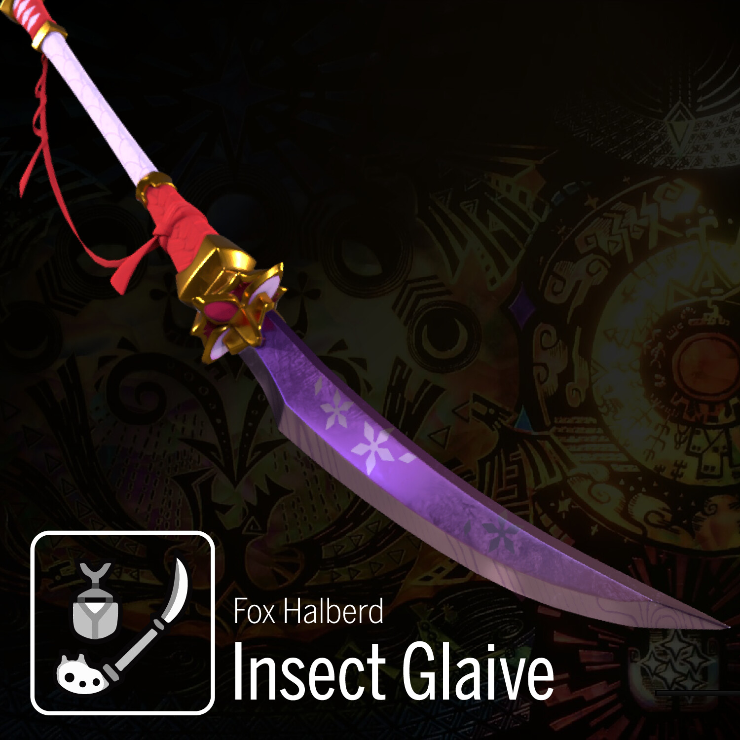ArtStation - Fox Halberd - Insect Glaive