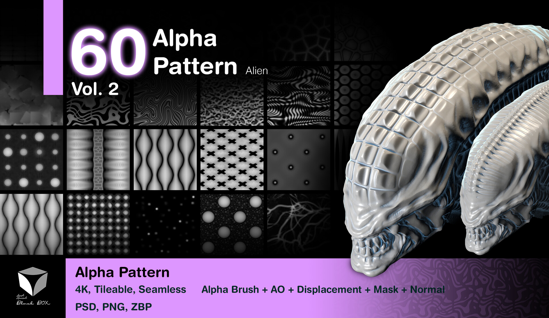 ArtStation - 60 Alpha pattern Vol.2