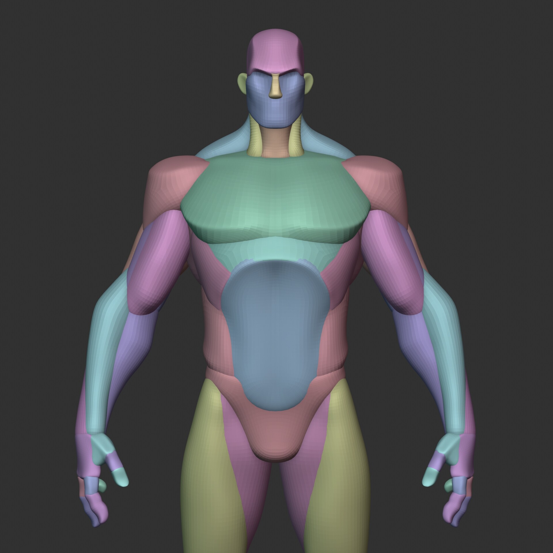 ArtStation - Stylized Champion Blockout