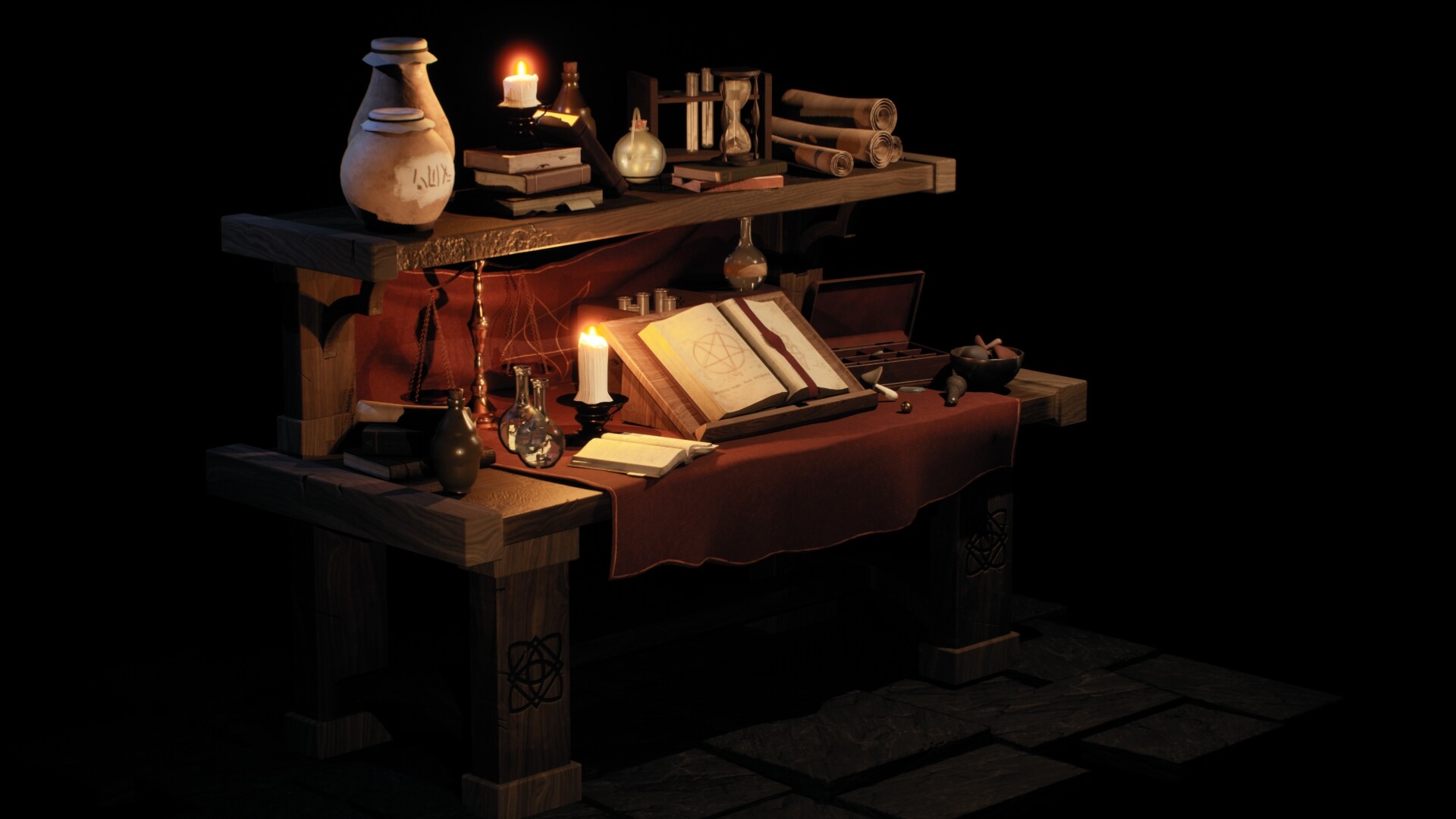 ArtStation - Alchemist's Table