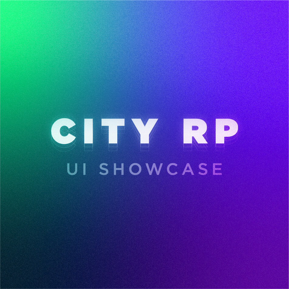 ArtStation - City RP | UI / UX Showcase