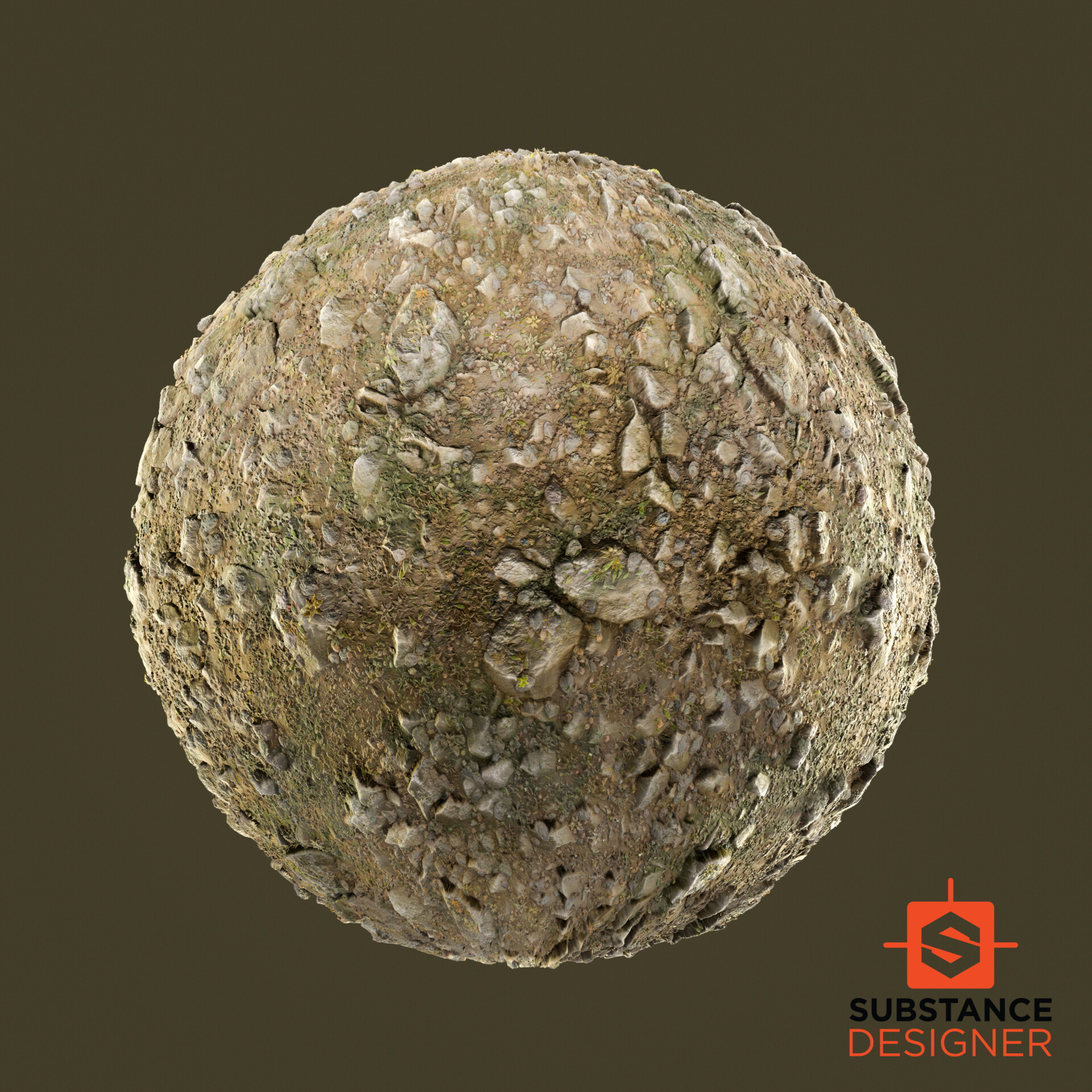 ArtStation - pbr procedural stone ground