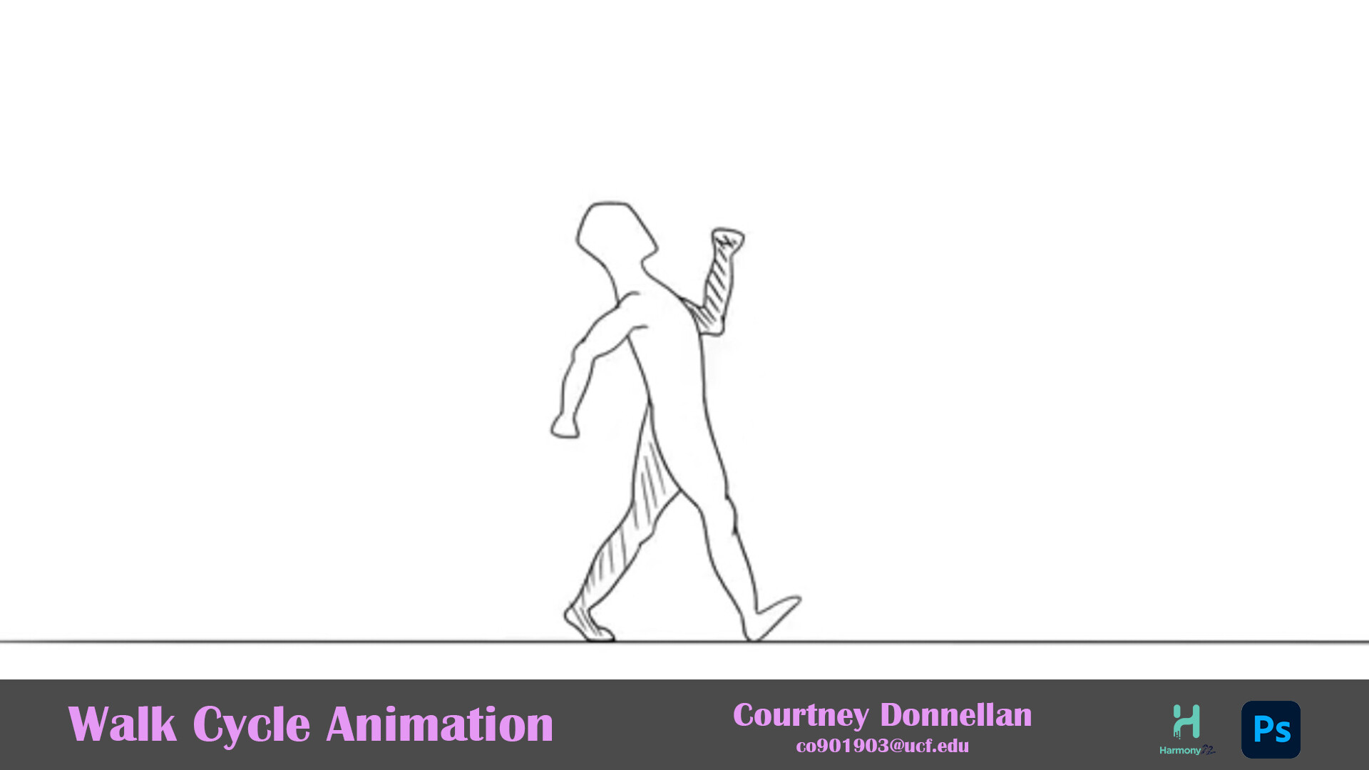 ArtStation - Walk Cycle 2D Animation