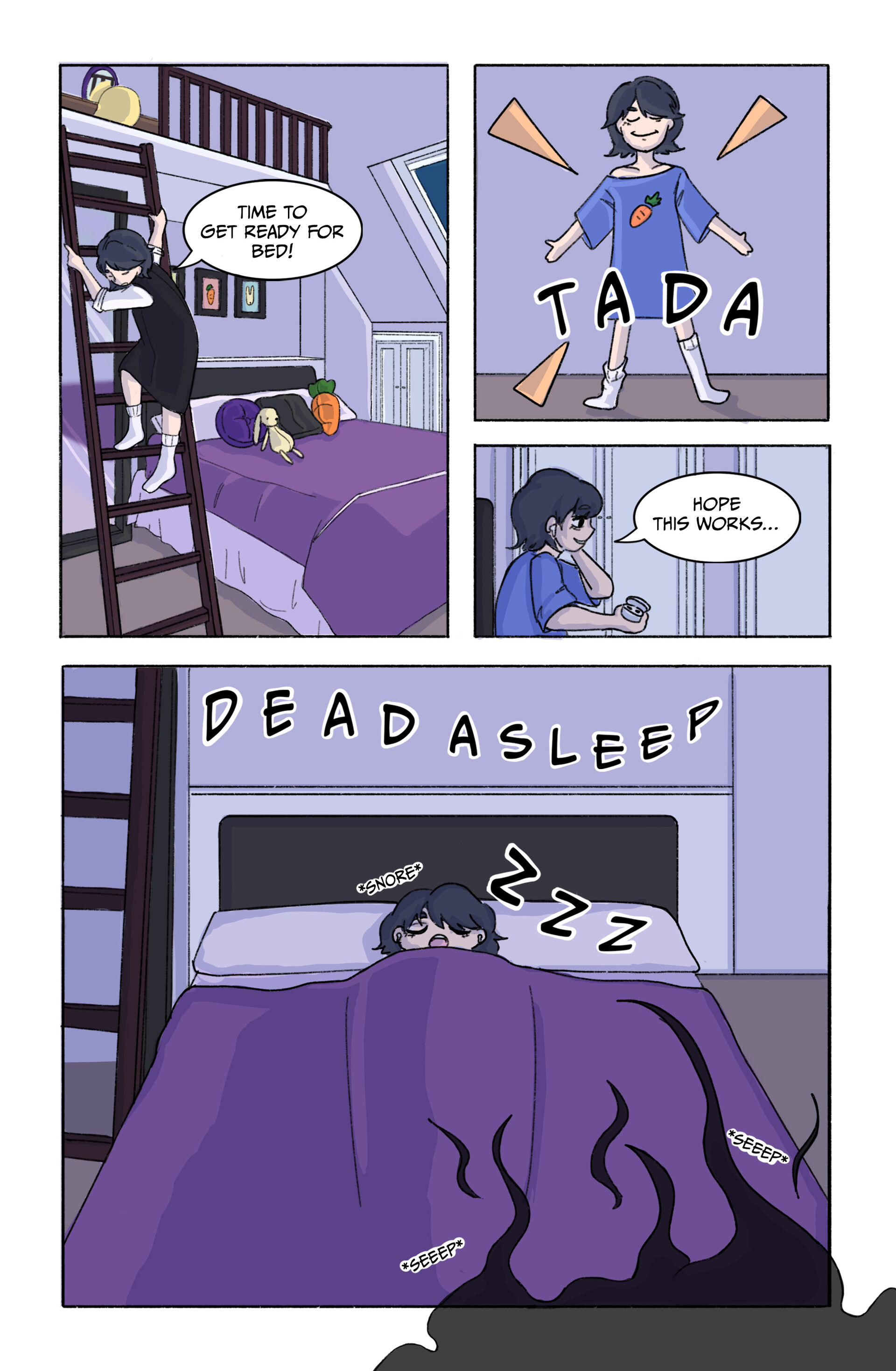 ArtStation - Beats to Sleep Comic