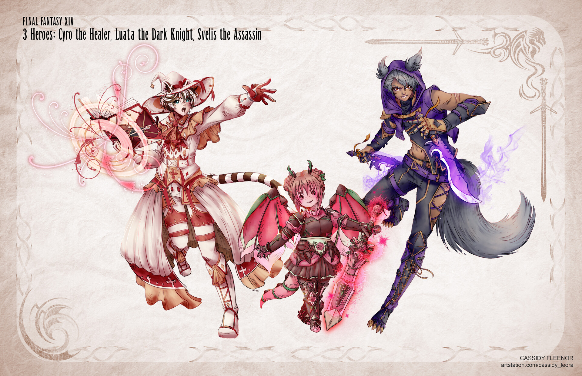 ArtStation - Final Fantasy XIV Character Designs