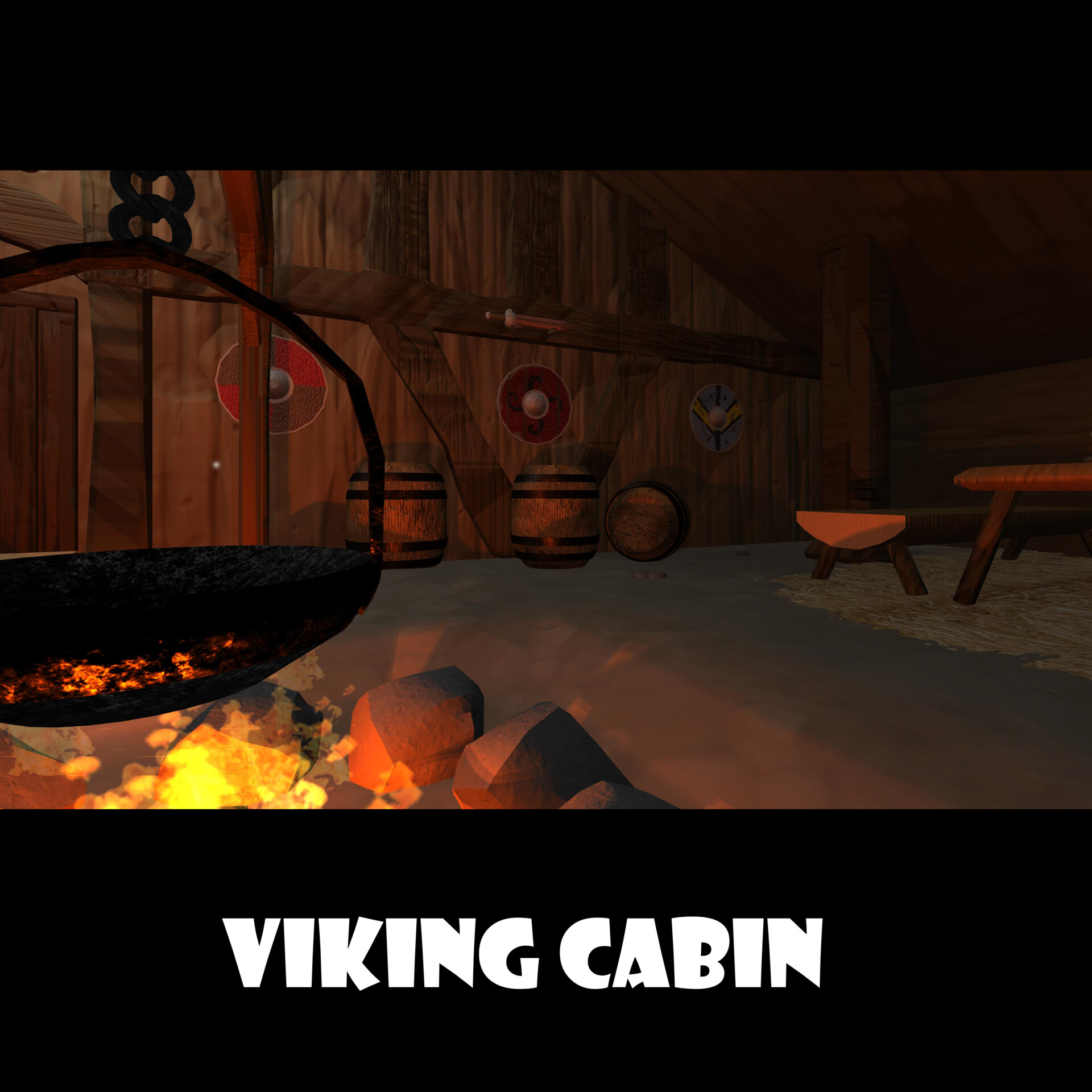 ArtStation - Viking Cabin