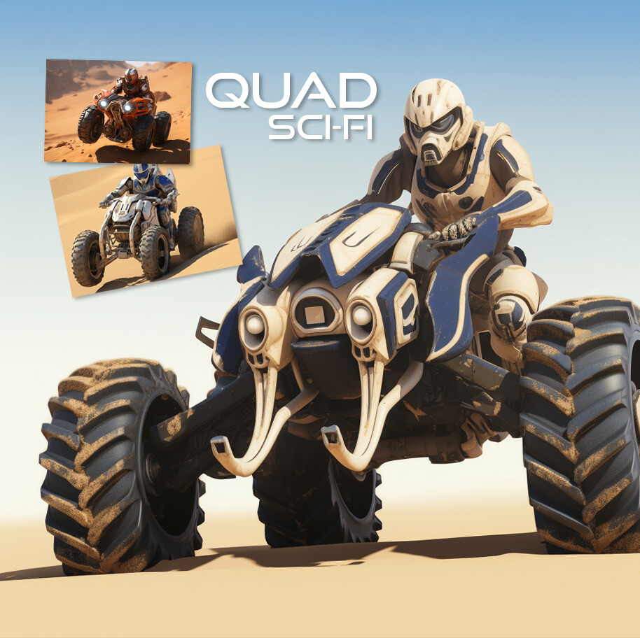 ArtStation - Sci-Fi ATV Quad