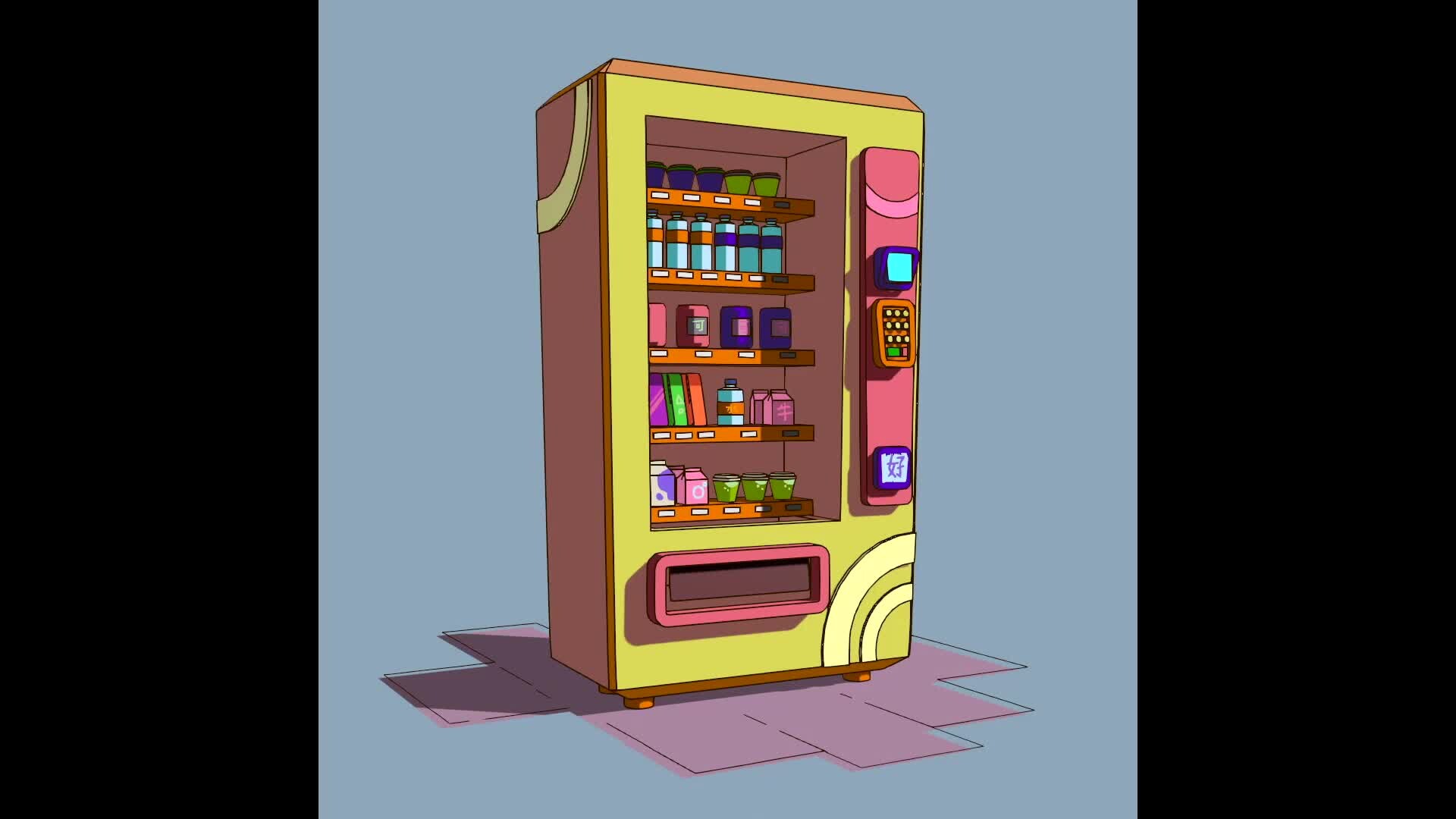 ArtStation - 3D vending machine