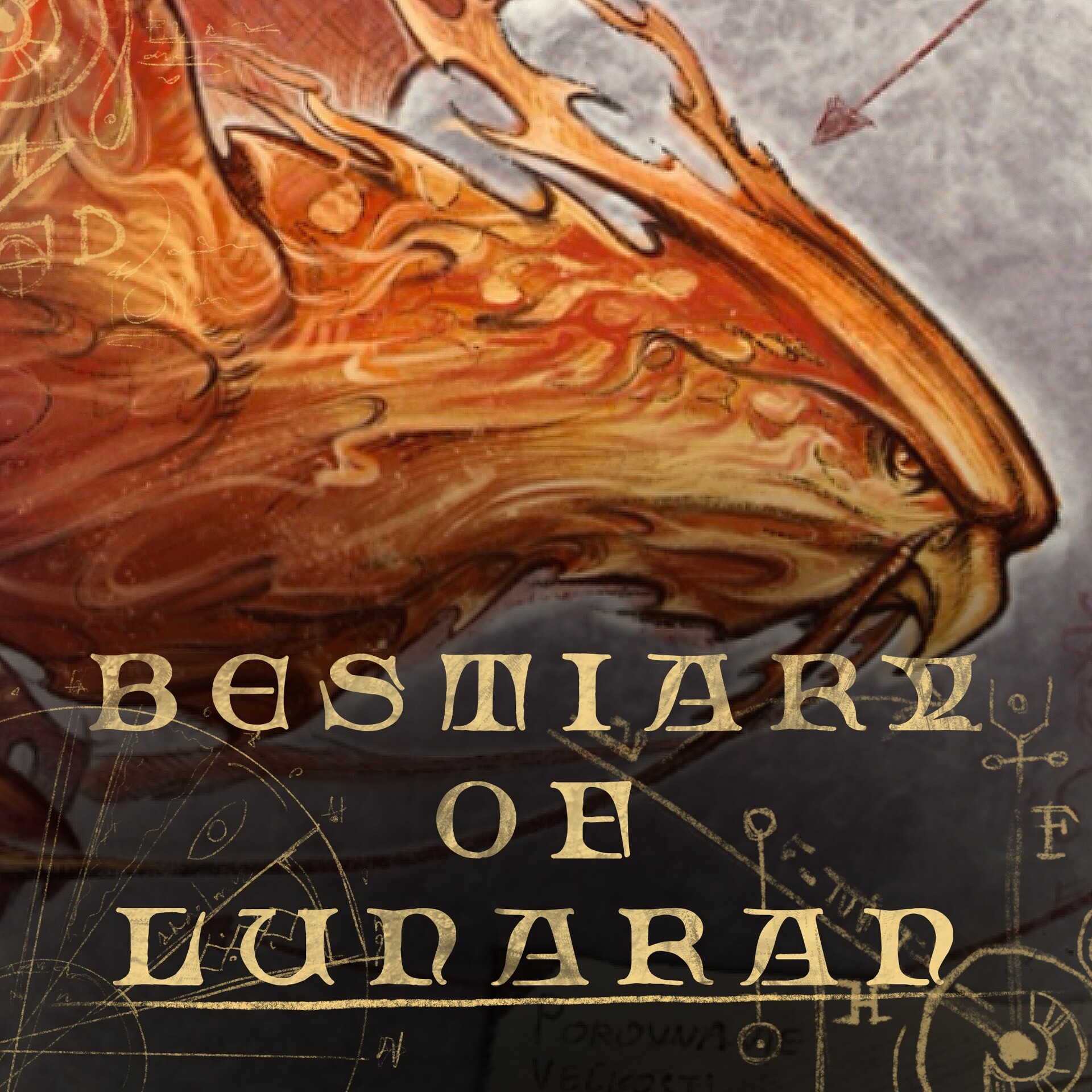 ArtStation - Bestiary of Lunaran: Sparkborne Phoenix