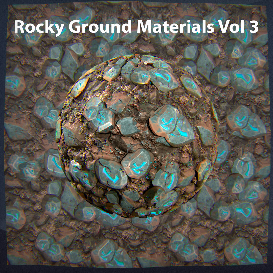 ArtStation - Rocky Ground Materials Vol 3
