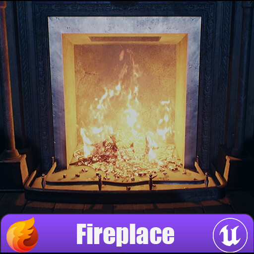 ArtStation - Fireplace