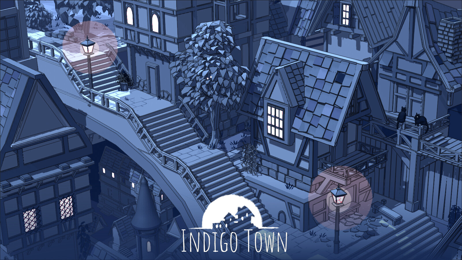 ArtStation - Indigo town (3D Environment)