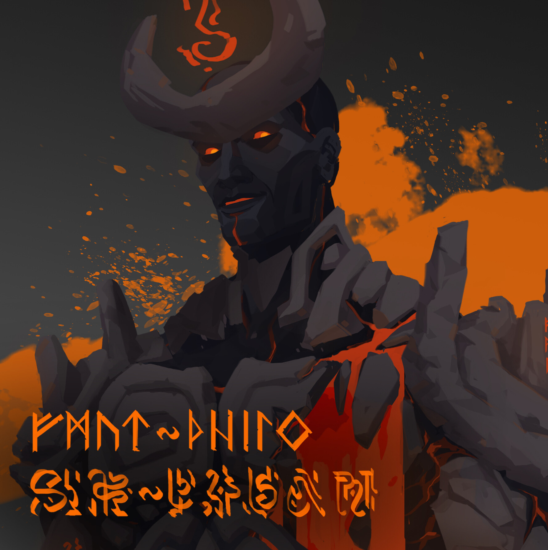 ArtStation - Fire Giant - Flame Baron Grimalt