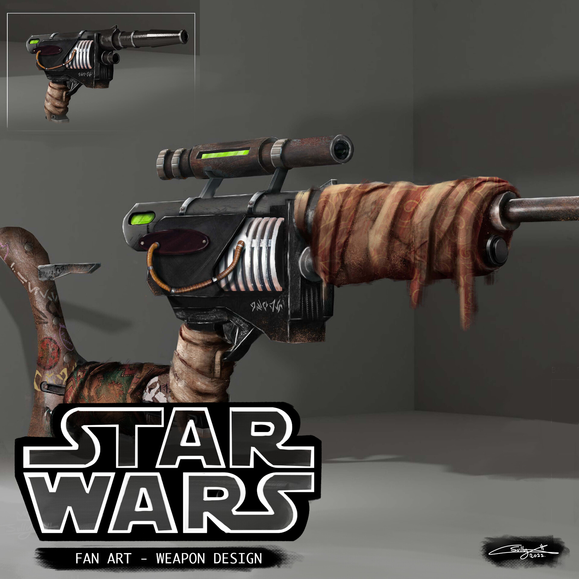 ArtStation - Starwars blaser design