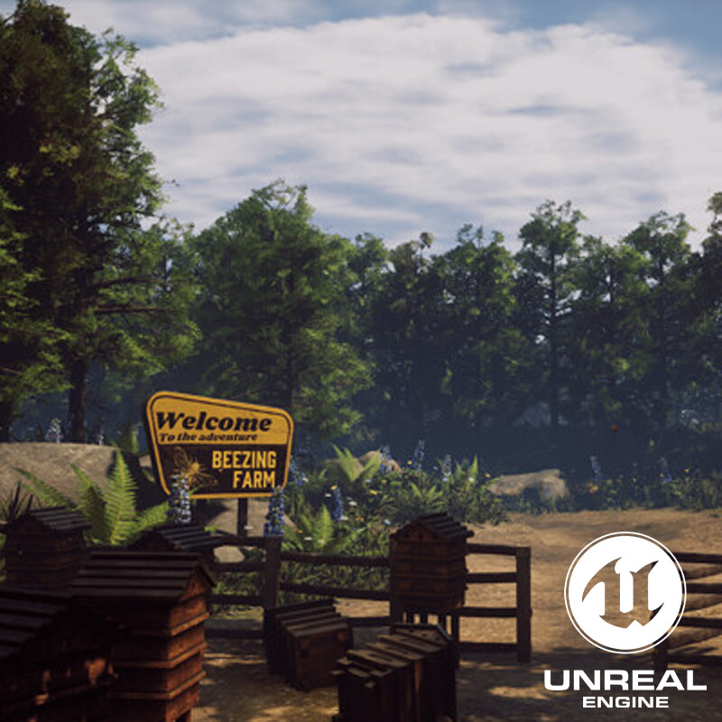 ArtStation - Biome Project: Beezing Farm