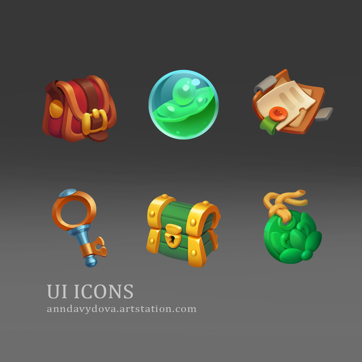 ArtStation - UI icons