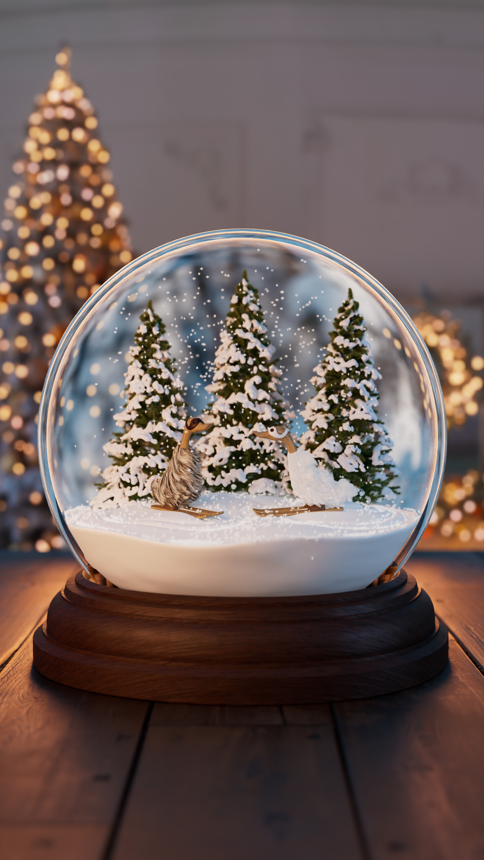 ArtStation - Snow globe