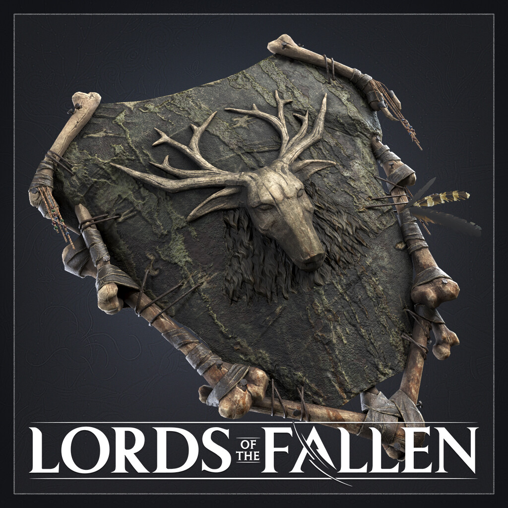 ArtStation - Lords of the Fallen - Barbarian Medium Shield