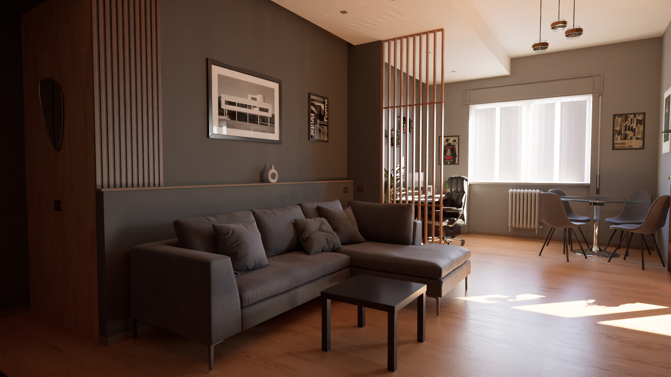 ArtStation - Flat in Rome