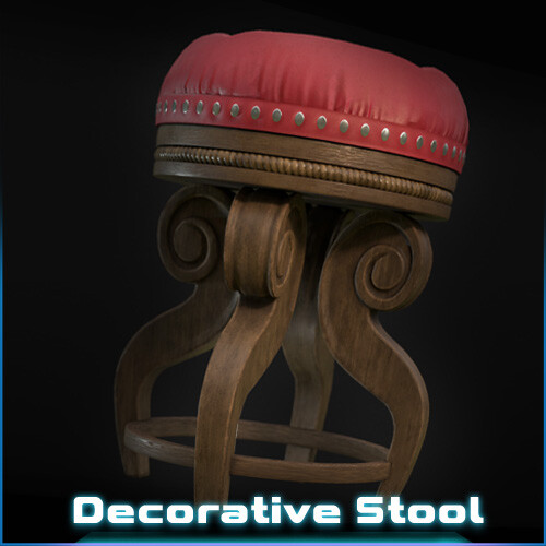 ArtStation - Decorative Stool - Art Test