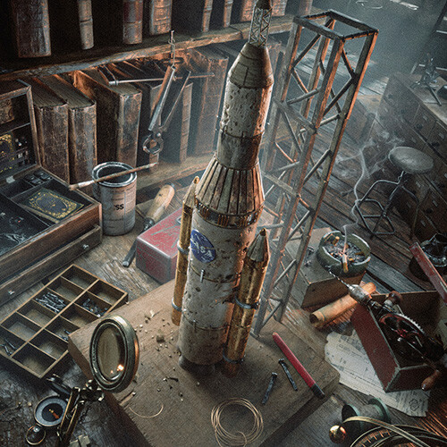 ArtStation - Rocket - 3D render