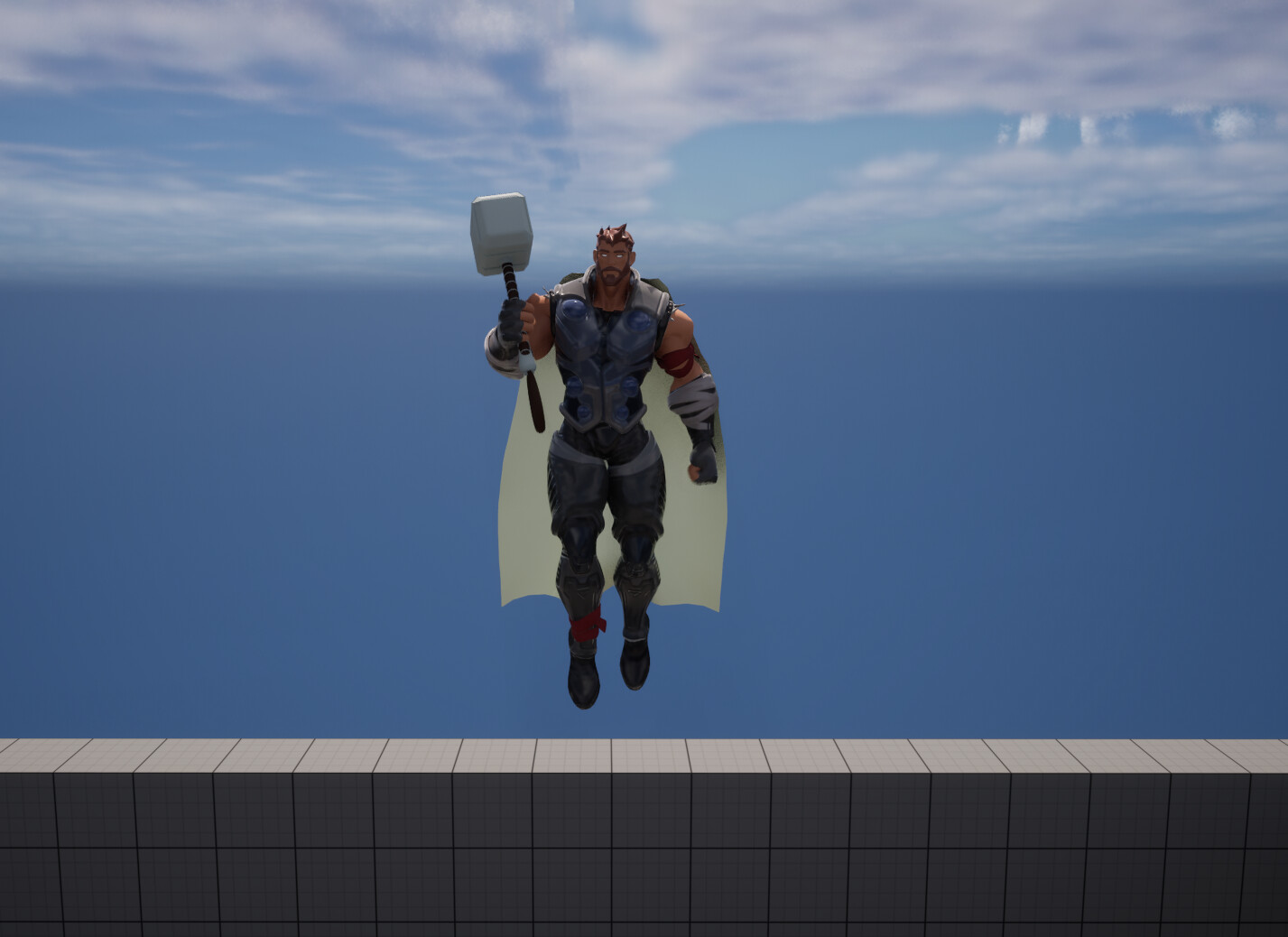 ArtStation - Thor: Cloth Sim and Animation Blueprint