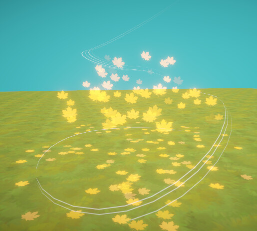 ArtStation - VFX Wind Leaves