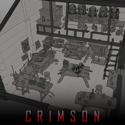ArtStation - Ed's laboratory - Layout