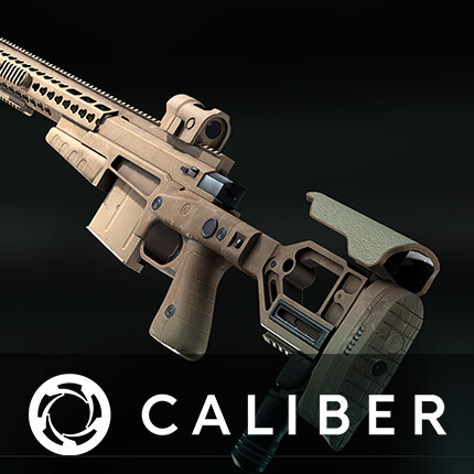ArtStation - Caliber - WEAPON - G22A2 rifle