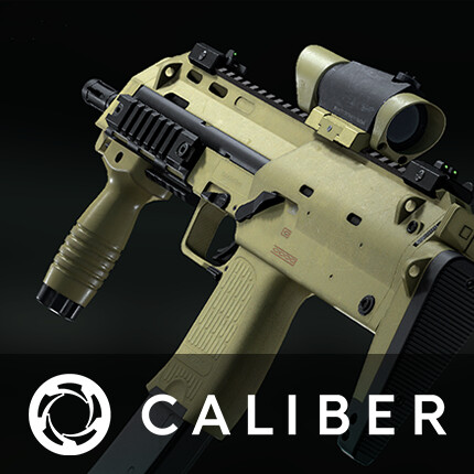ArtStation - Caliber - WEAPON - MP7A2 submachine gun