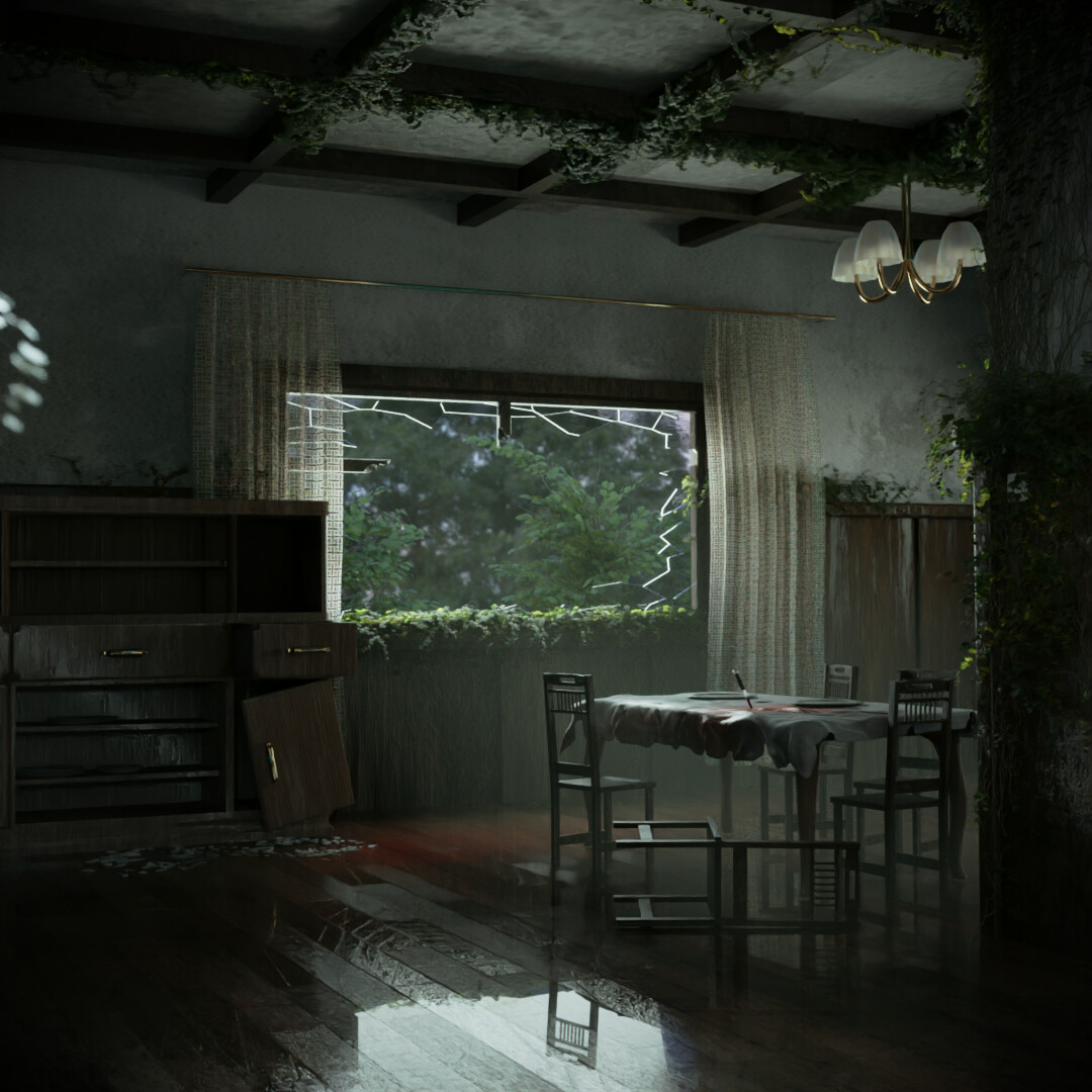 ArtStation - The Last of Us inspired interior