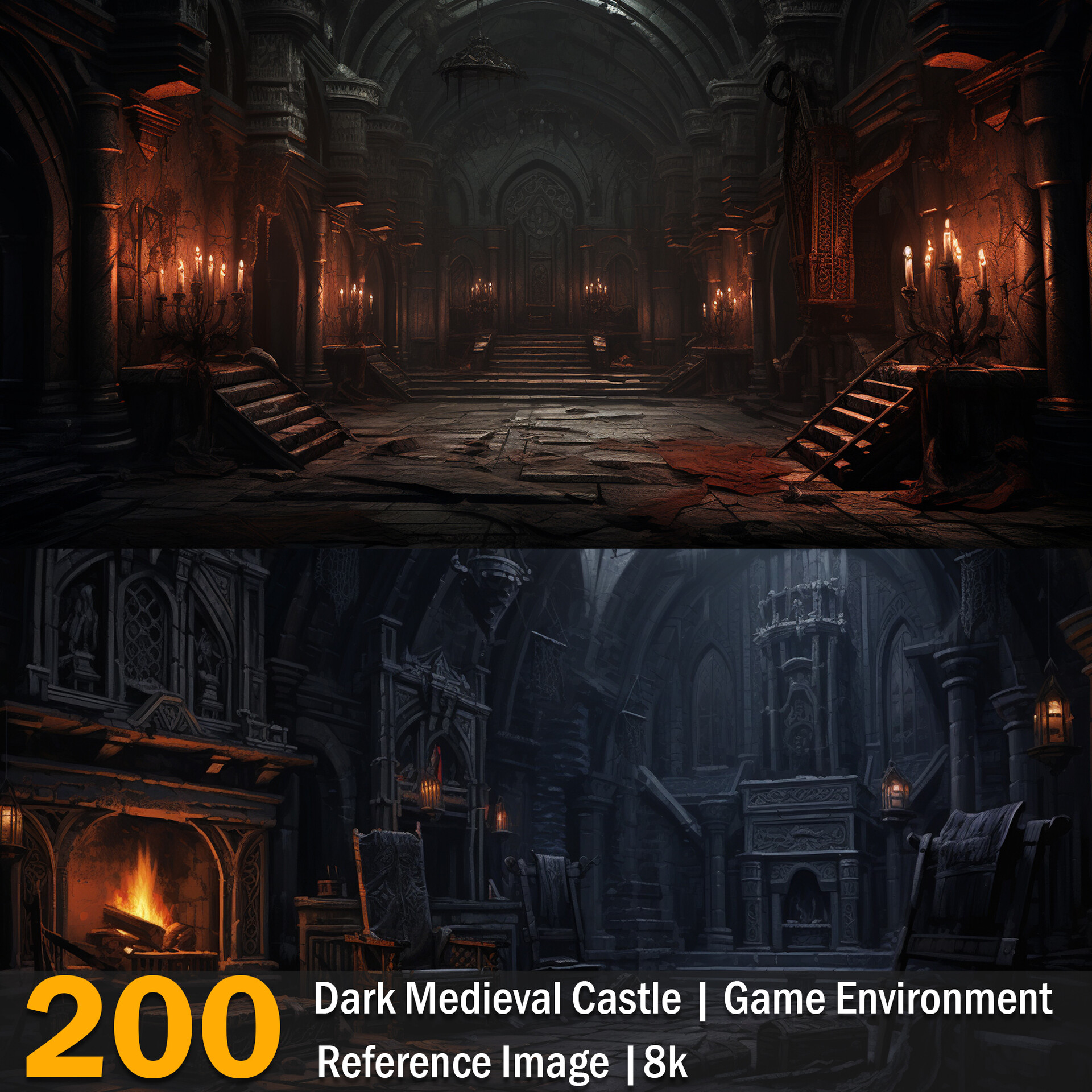 ArtStation - Dark Medieval Castle | Game Environment | Reference Images ...