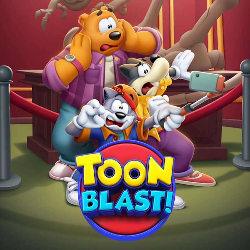 ArtStation - Toon Blast - Museum Day (Levels Background)