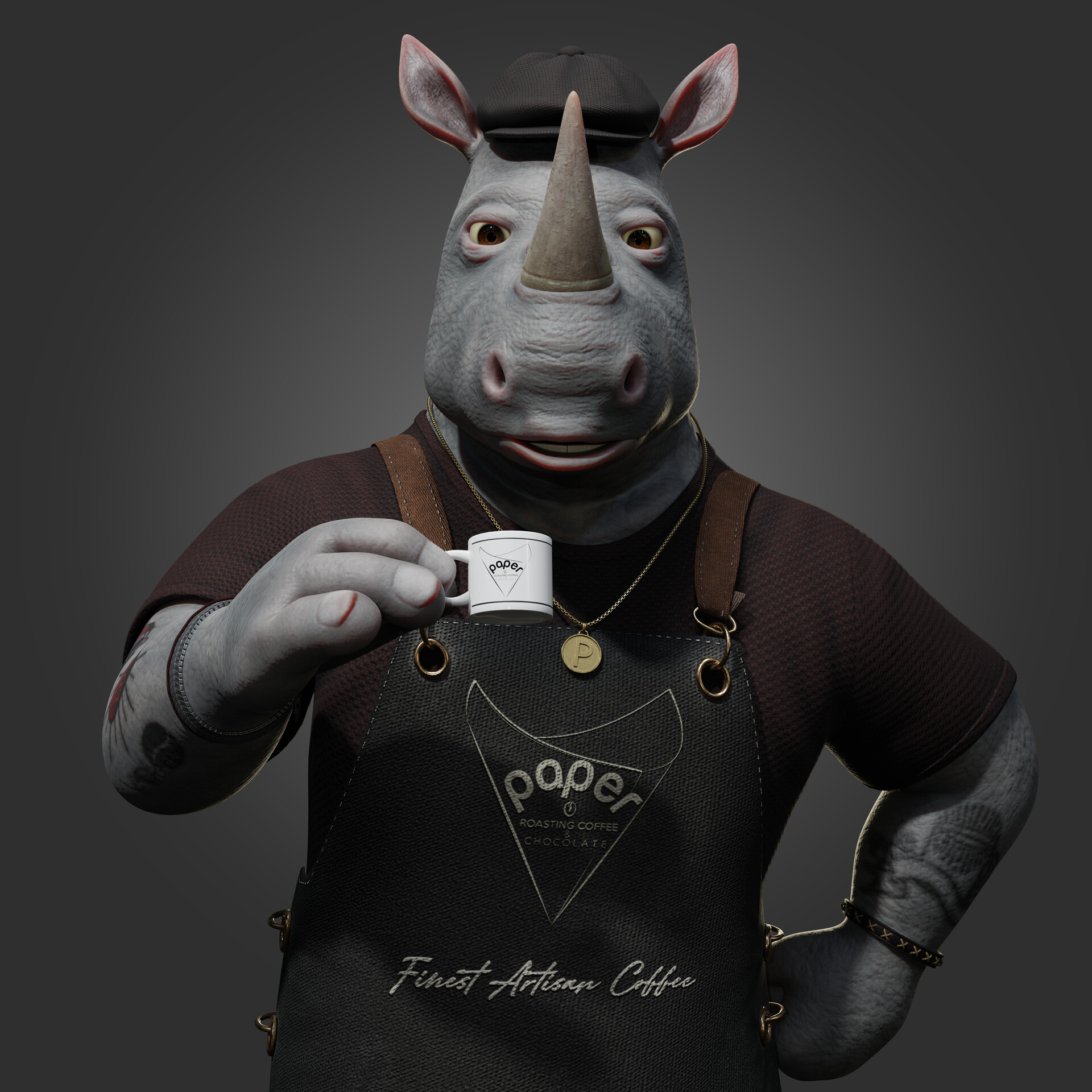 ArtStation - Pep The Barista