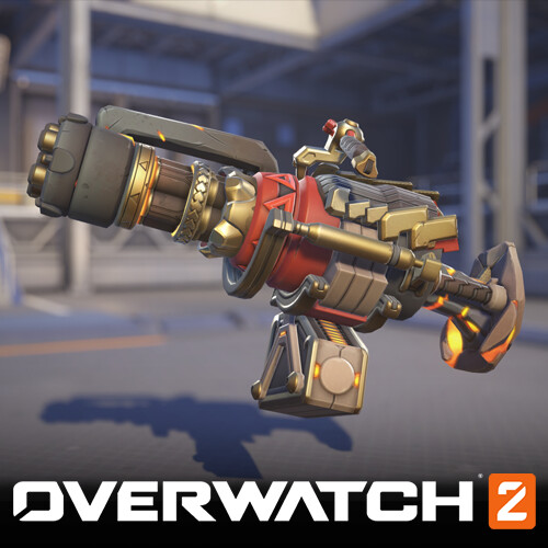 ArtStation - Overwatch 2 - Mauga magma weapon