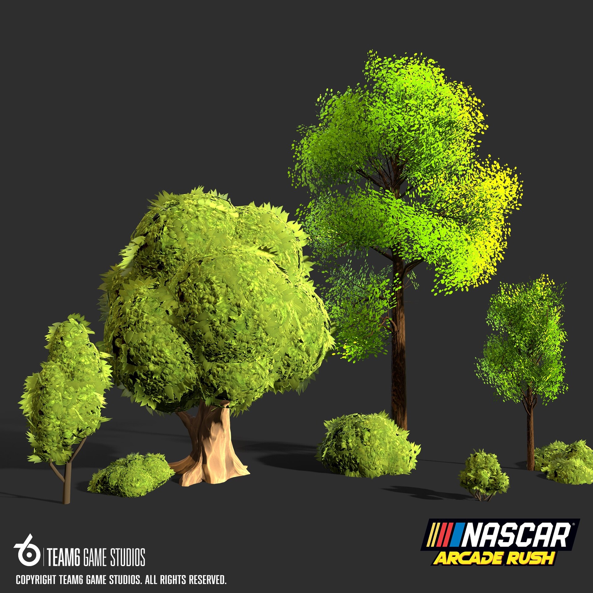 ArtStation - NASCAR Arcade Rush - Props