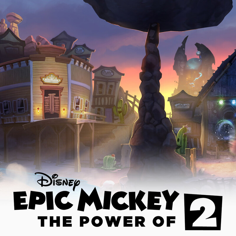 ArtStation - Frontierland 3 - Disney Epic Mickey 2