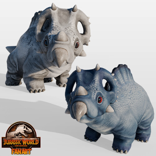 ArtStation - Sino-Spino (Spinoceratops)