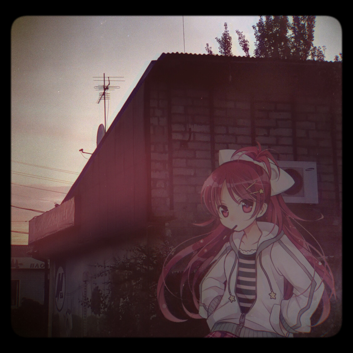 ArtStation - Kyouko Sakura at the street