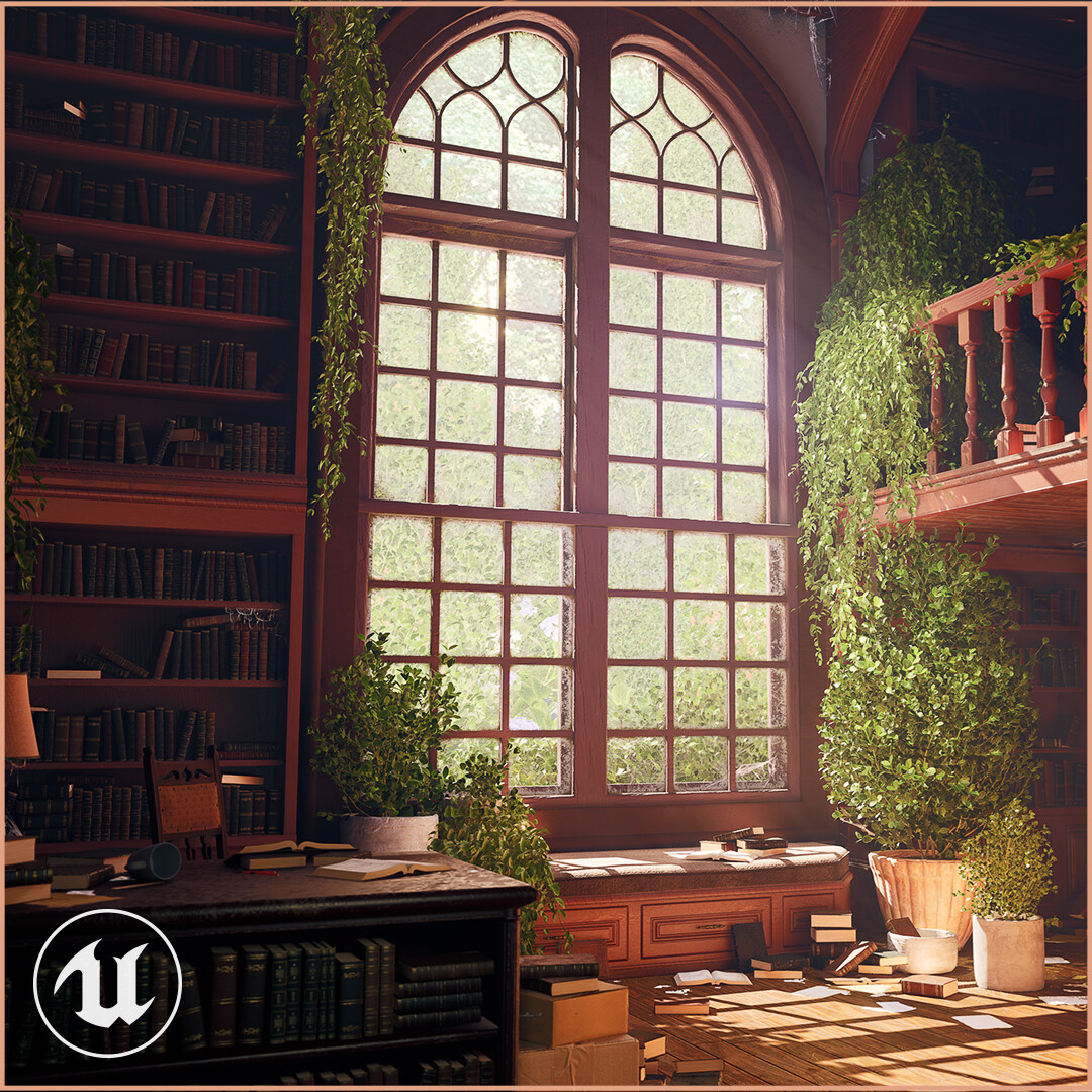 ArtStation - The Forgotten Library