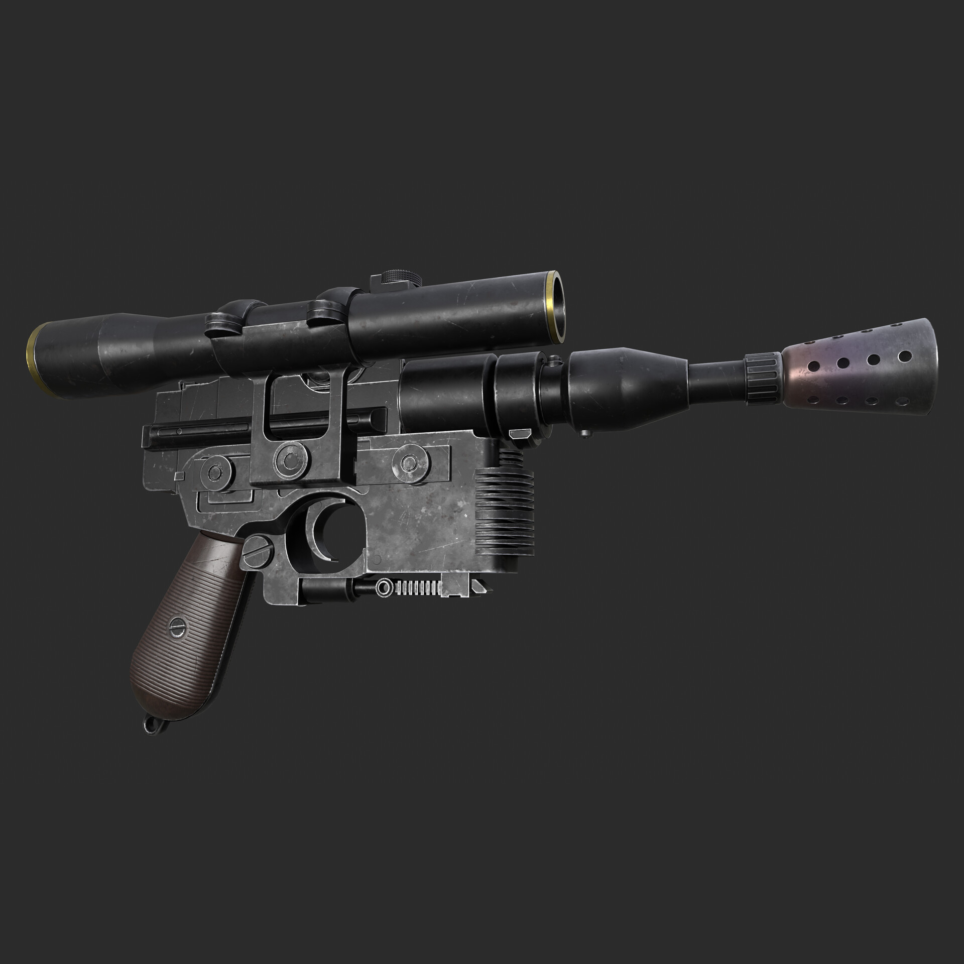 ArtStation - Star Wars DL-44 Blaster Gun