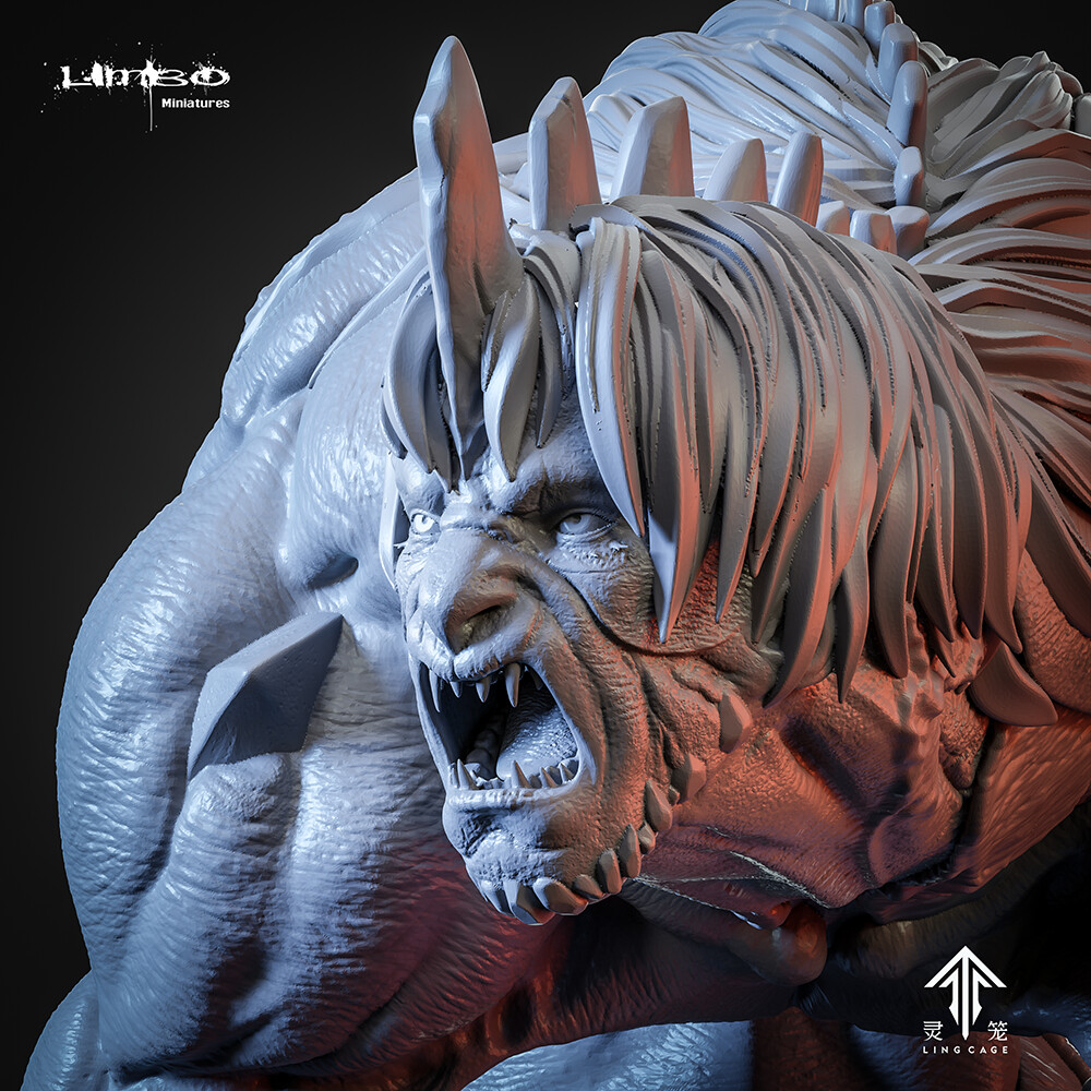 ArtStation - Monster Mark from Ling Cage: Incarnation 灵笼 specials for Limbo miniature 5/21