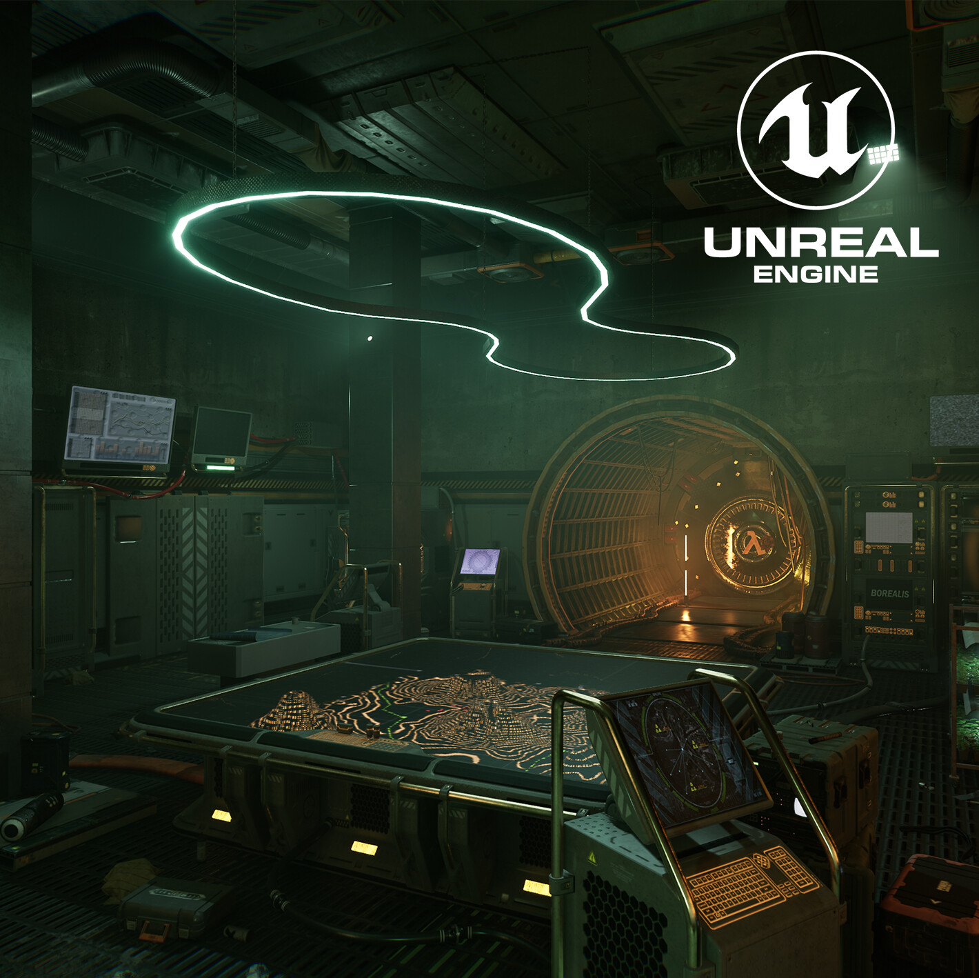 ArtStation - Beyond the Orange Veil : Secret Laboratoy