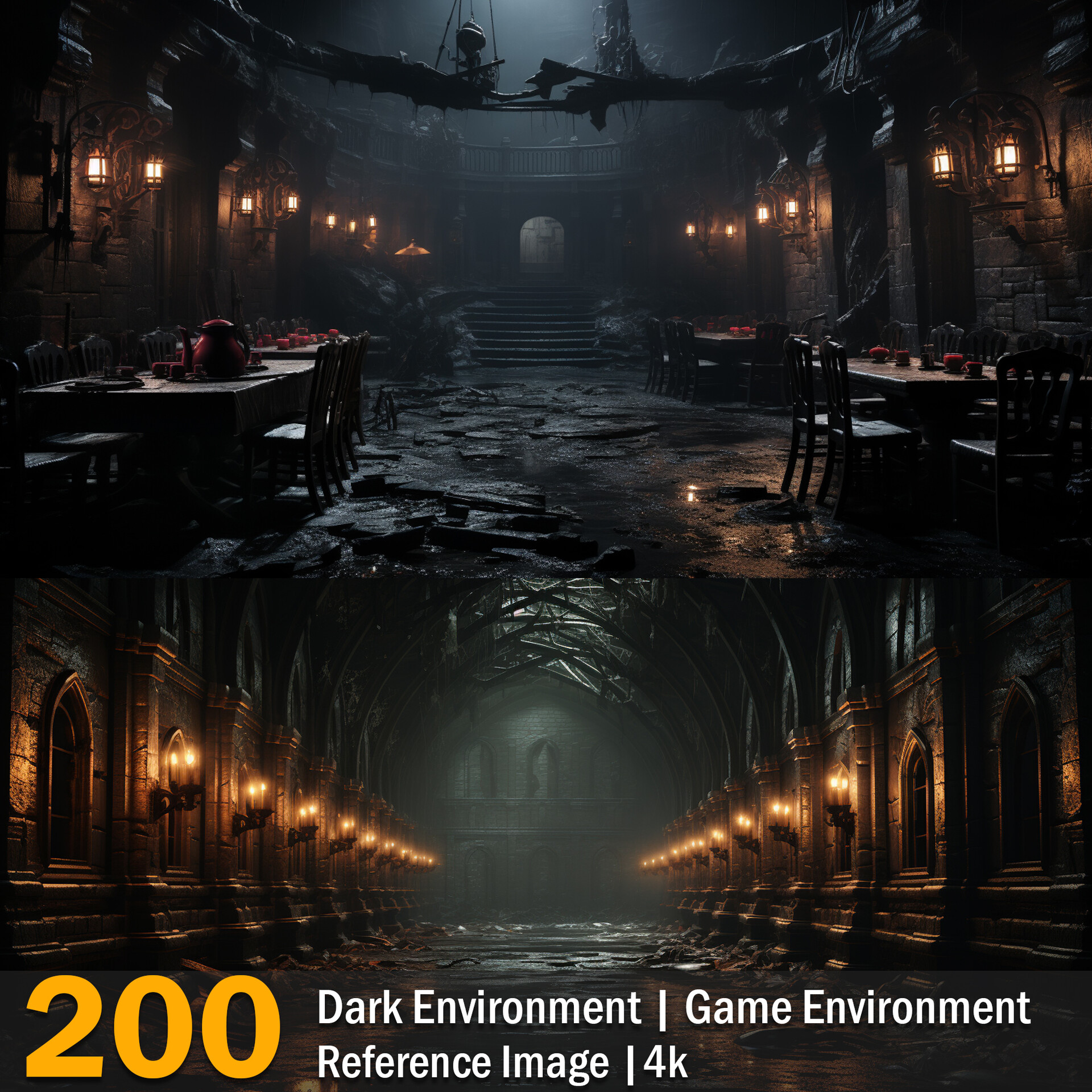 ArtStation - Dark Environment | Game Environment | Reference Images | 4K