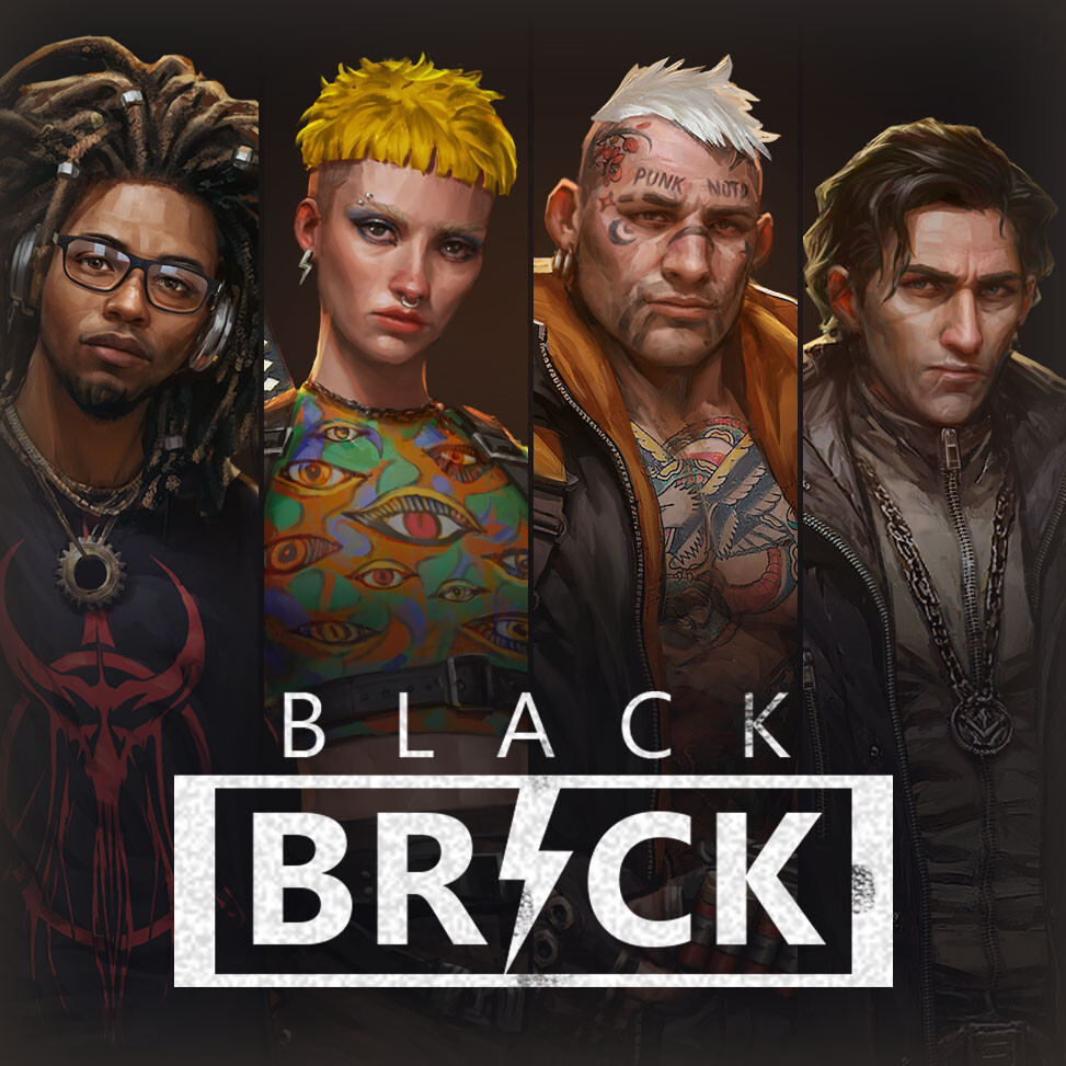 ArtStation - BLACK BRICK - main characters concept art