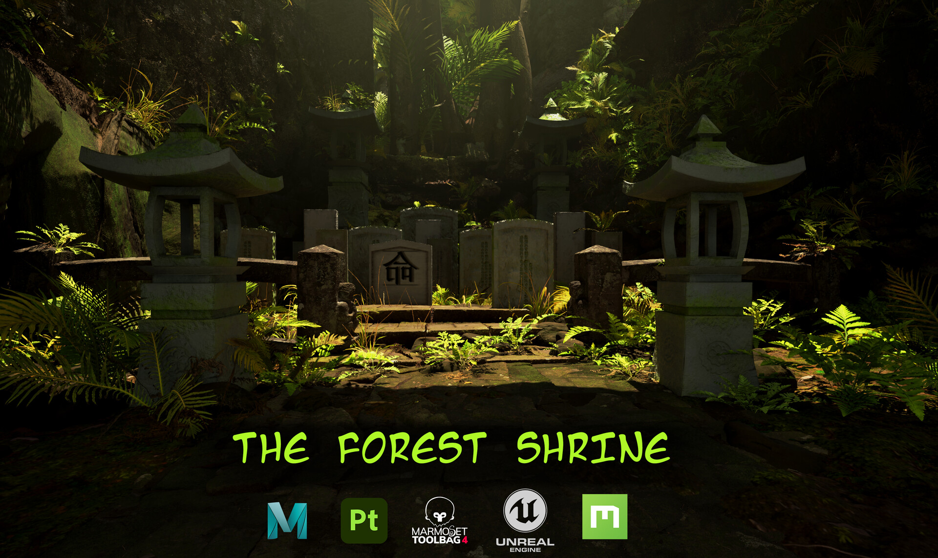 ArtStation - The Forest Shrine