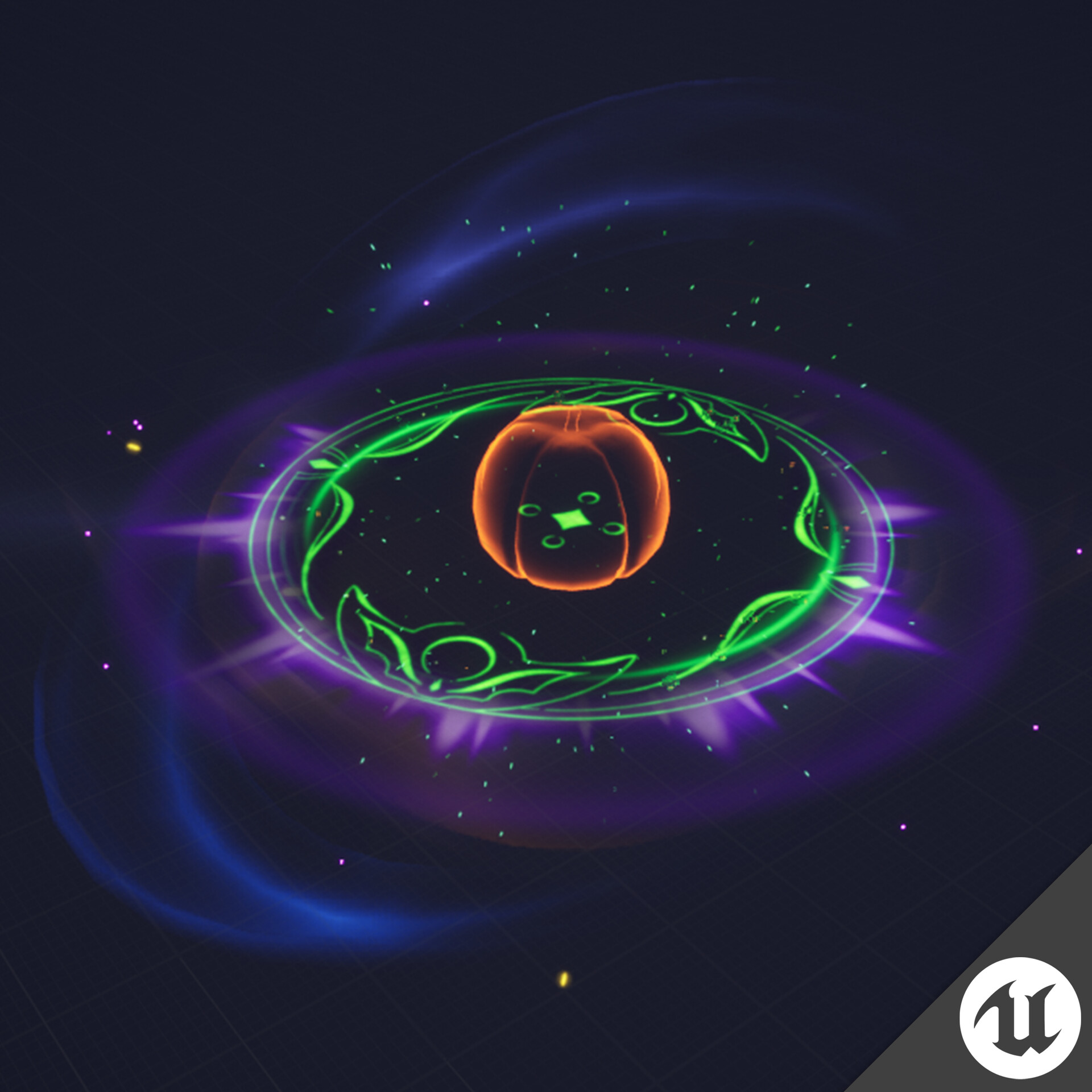 ArtStation - Stylized AOE - Pumpkin Explosion