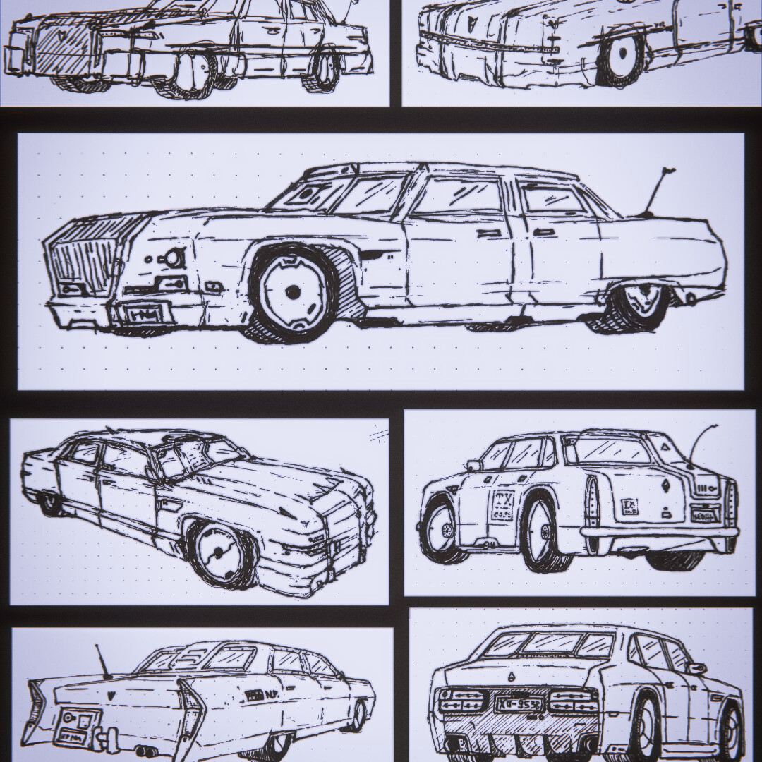ArtStation - random cars 2021